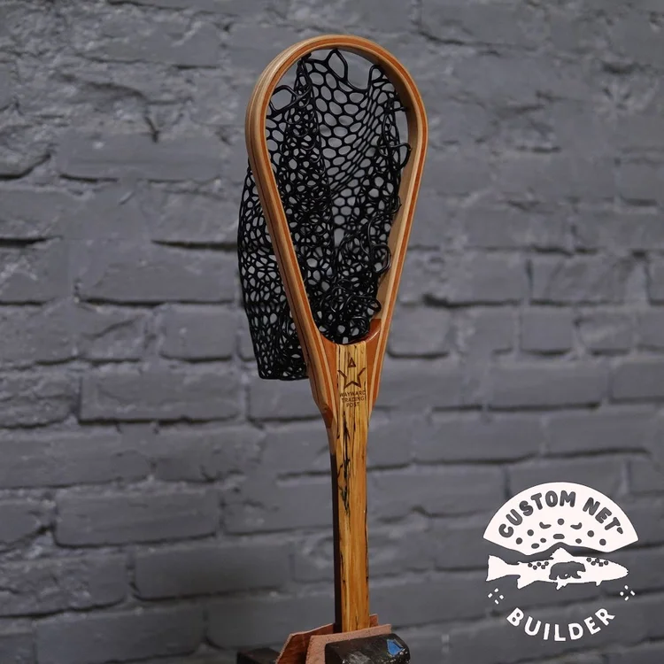 Custom wood fly fishing net — Wayward Handcrafted Fly Fishing Gear ...