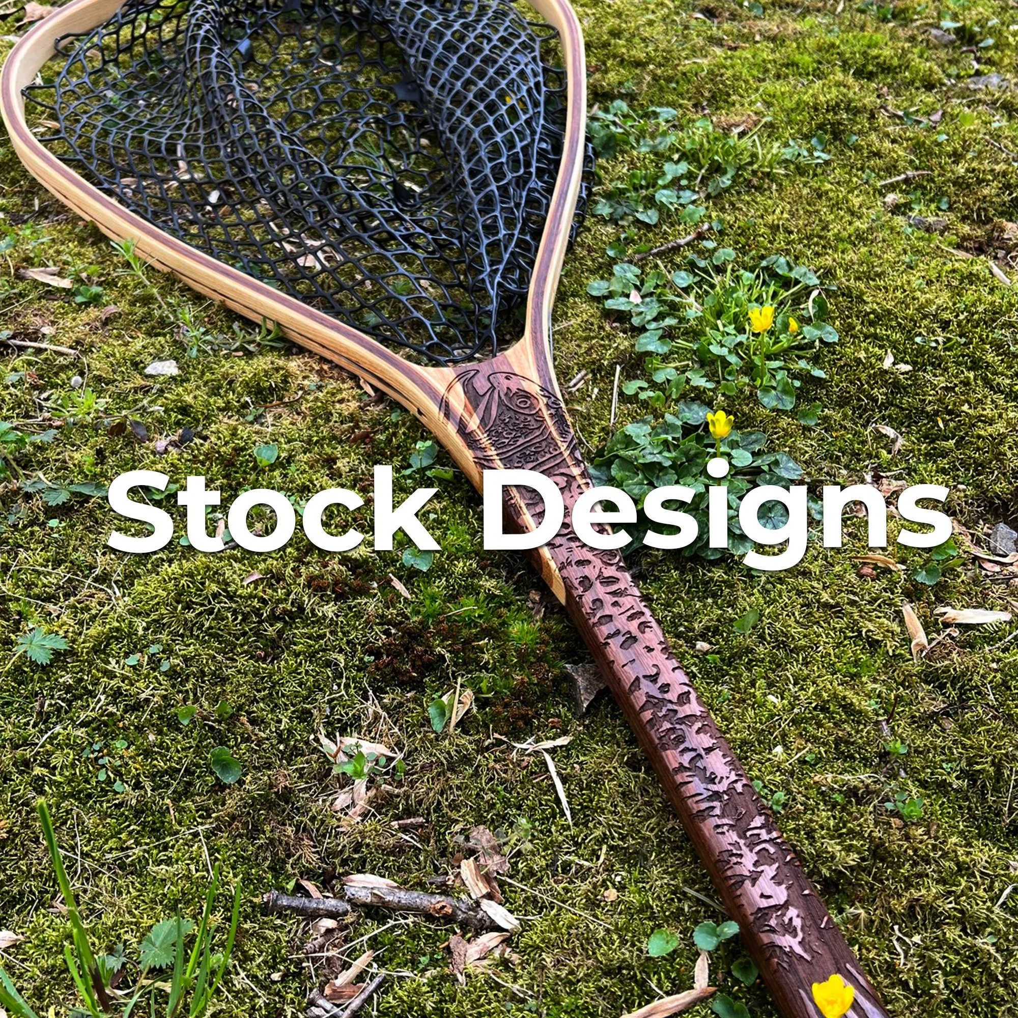 Wood Fly Fishing net - Handcrafted Custom Fly Fishing net made in the USA