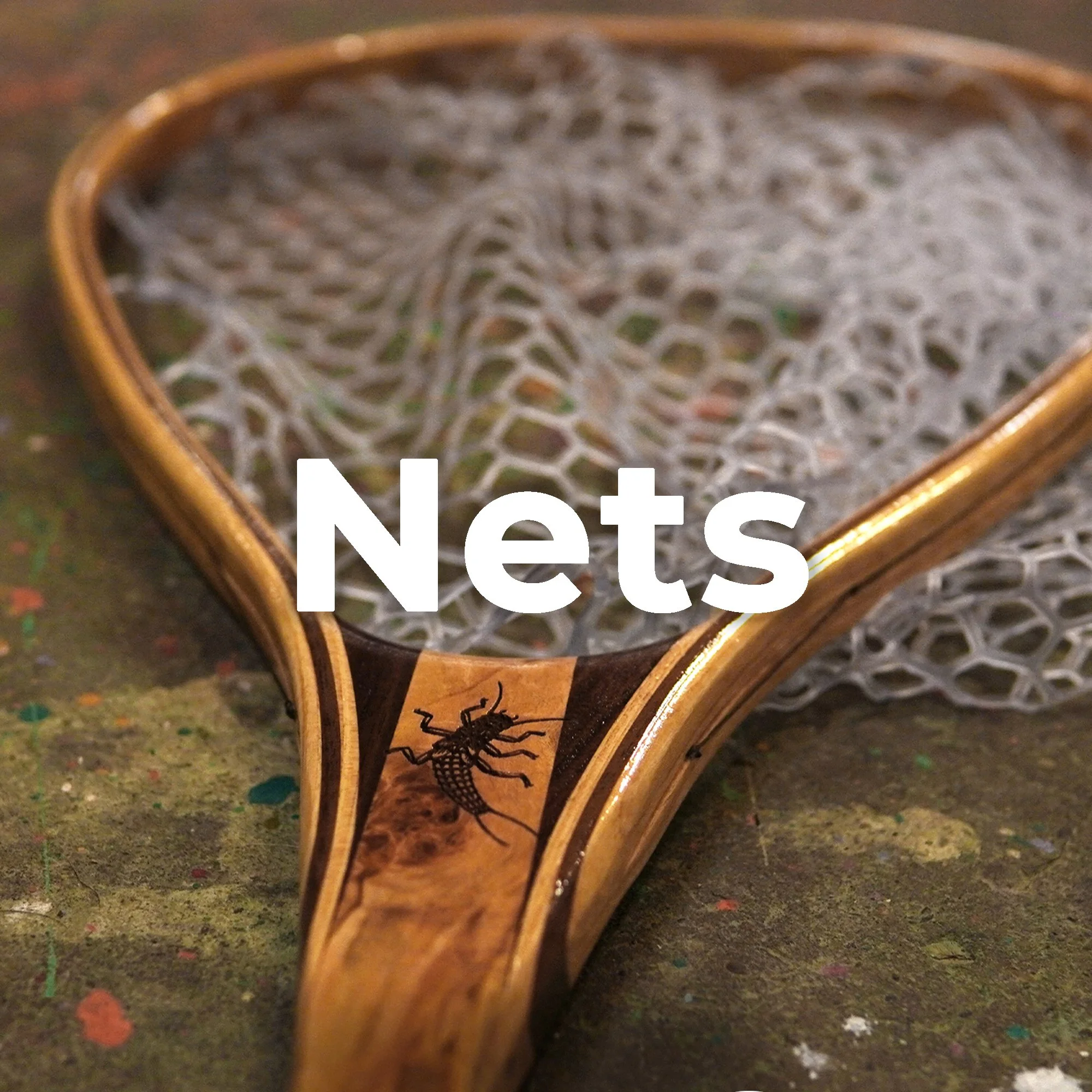 Wood Fly Fishing net - Handcrafted Custom Fly Fishing net made in the USA