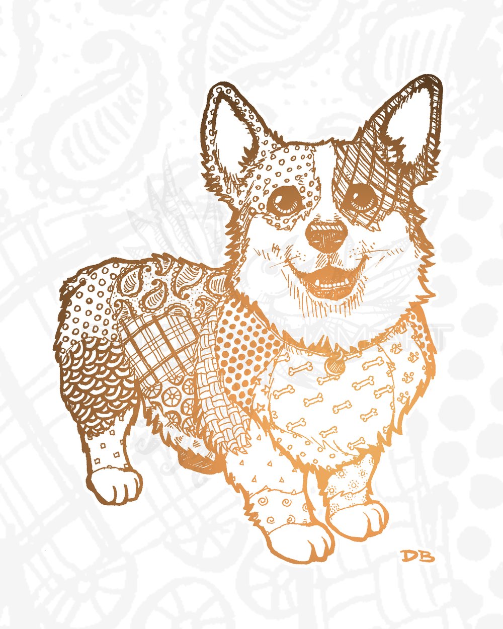 Corgi Art
