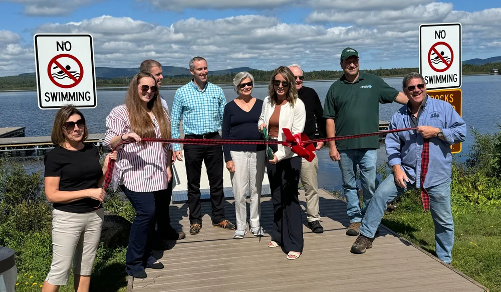 Arrival of new dock system in park celebrated Wednesday — Tupper Lake ...