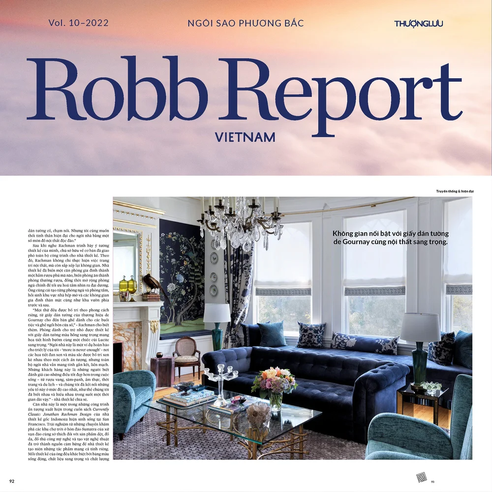 Robb Report - Vietnam — Jonathan Rachman Design