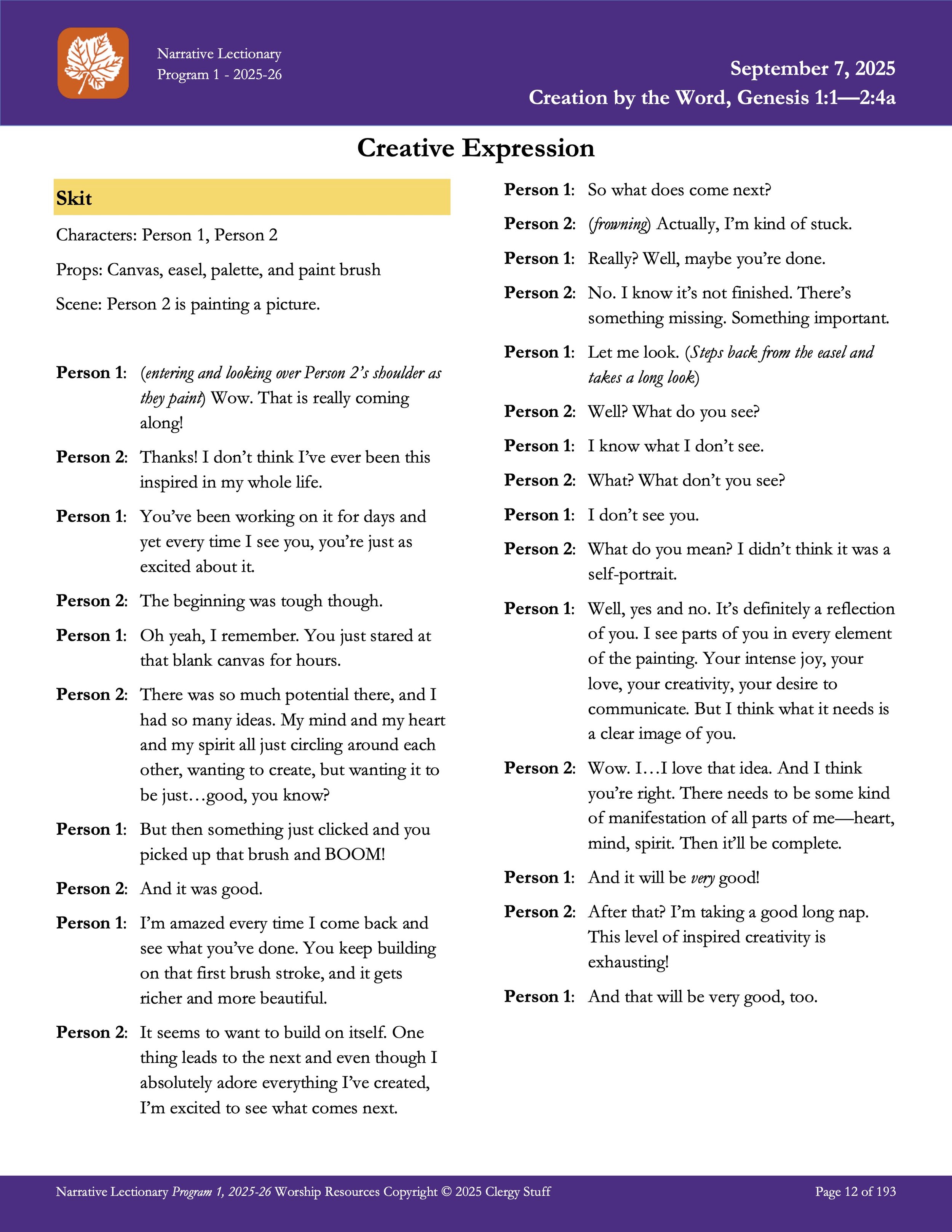 Narrative Lectionary 2025-26 Deluxe Full-Year (Includes Summer ...