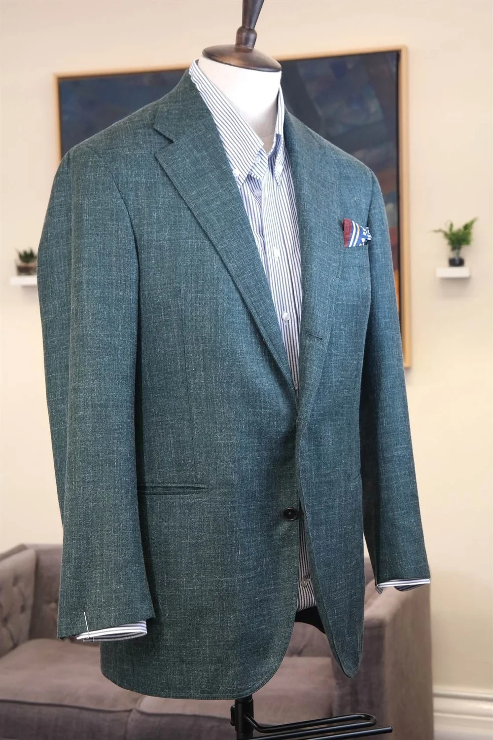 Summer Tailoring Inspiration - Green Di Pray Bespoke Jacket | Colmore ...