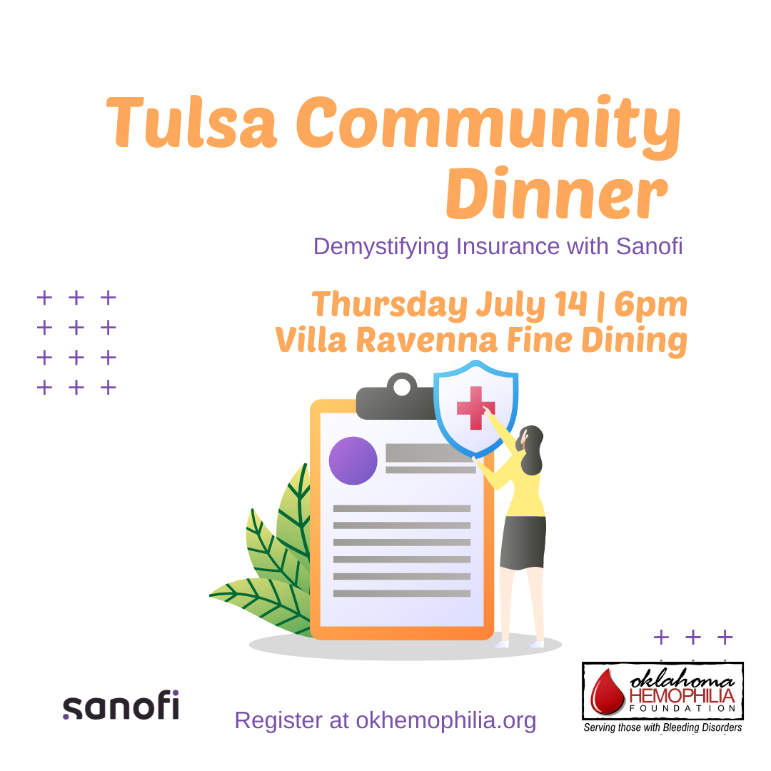 Tulsa Community Dinner — Oklahoma Hemophilia Foundation