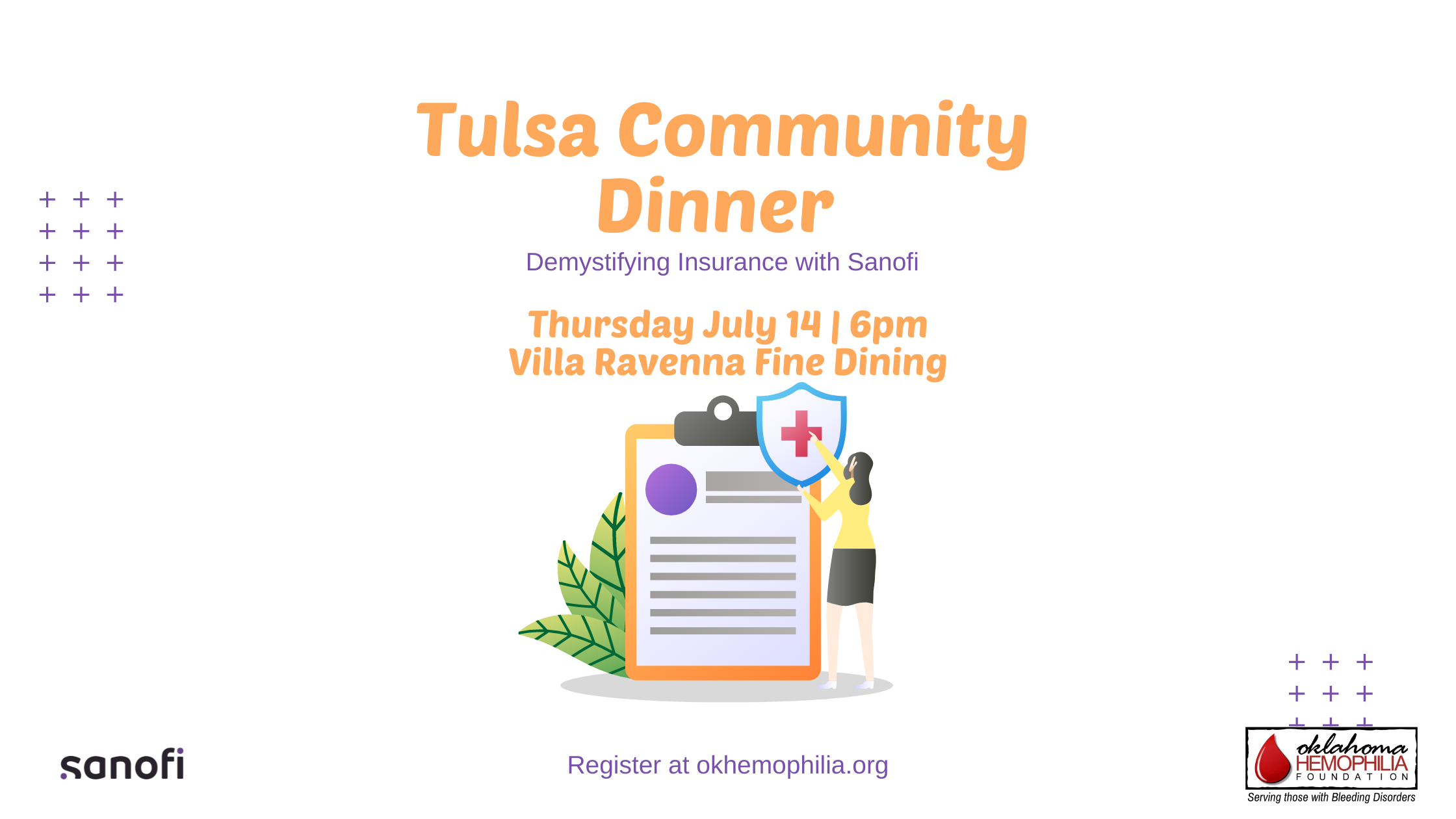 Tulsa Community Dinner — Oklahoma Hemophilia Foundation