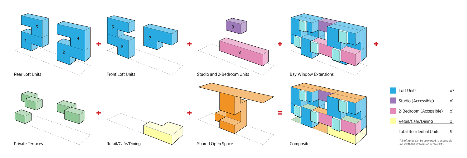 Carved Terrace Block— OBJECT TERRITORIES