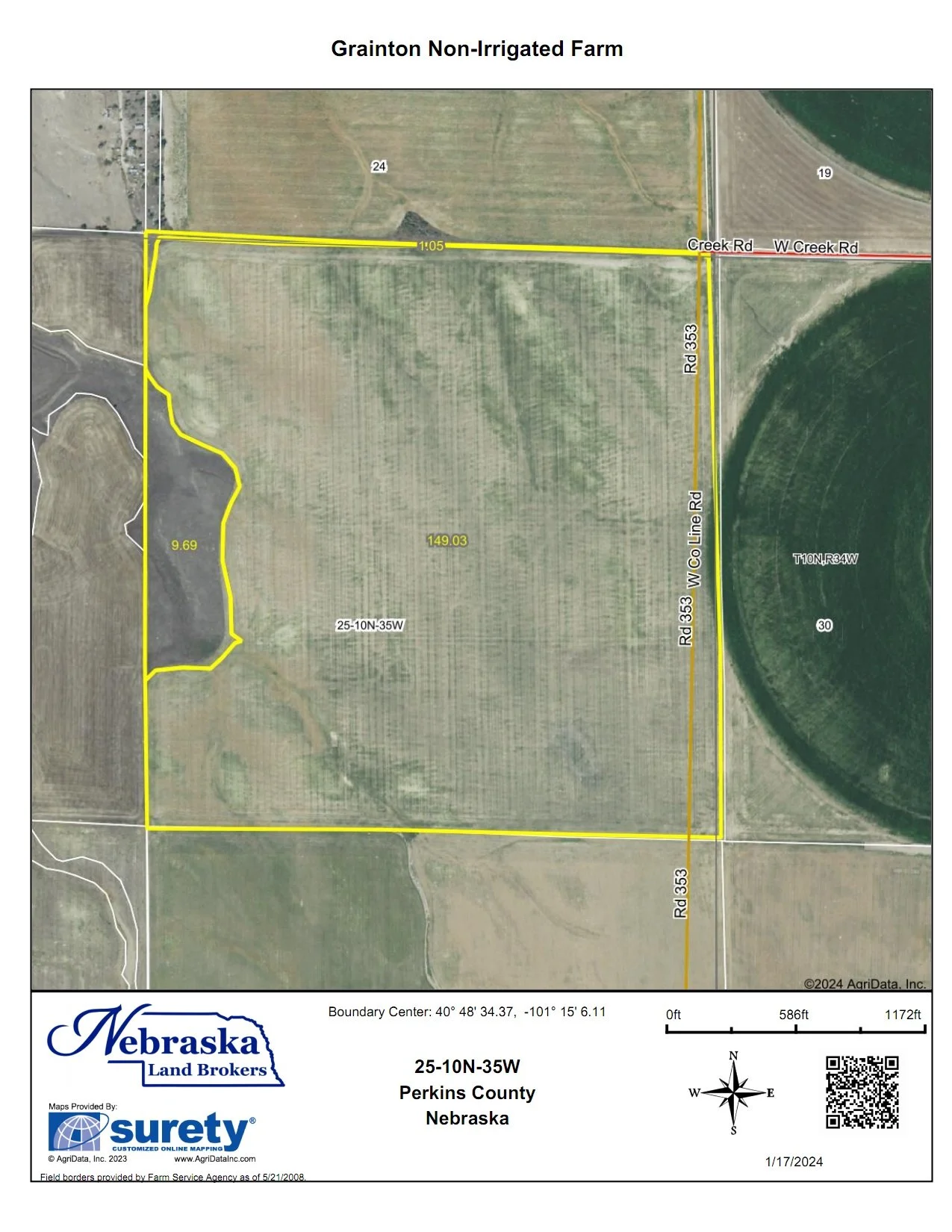 Grainton Non-Irrigated Farm -- SOLD & CLOSED 01.13.25 — Nebraska Land ...