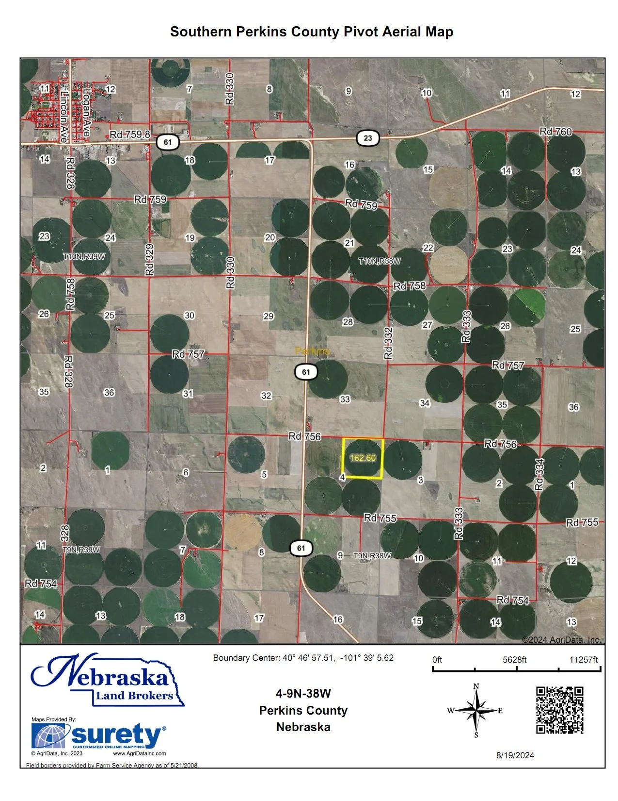 Southern Perkins Pivot Irrigated Farm - SOLD & CLOSED 1.24.2025 ...