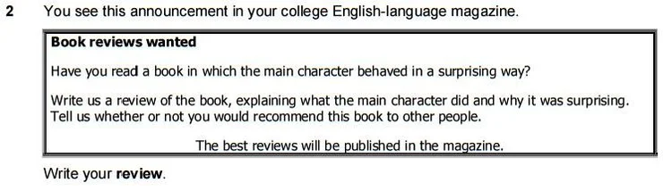 How to Write a Review for FCE — FCE Exam Tips