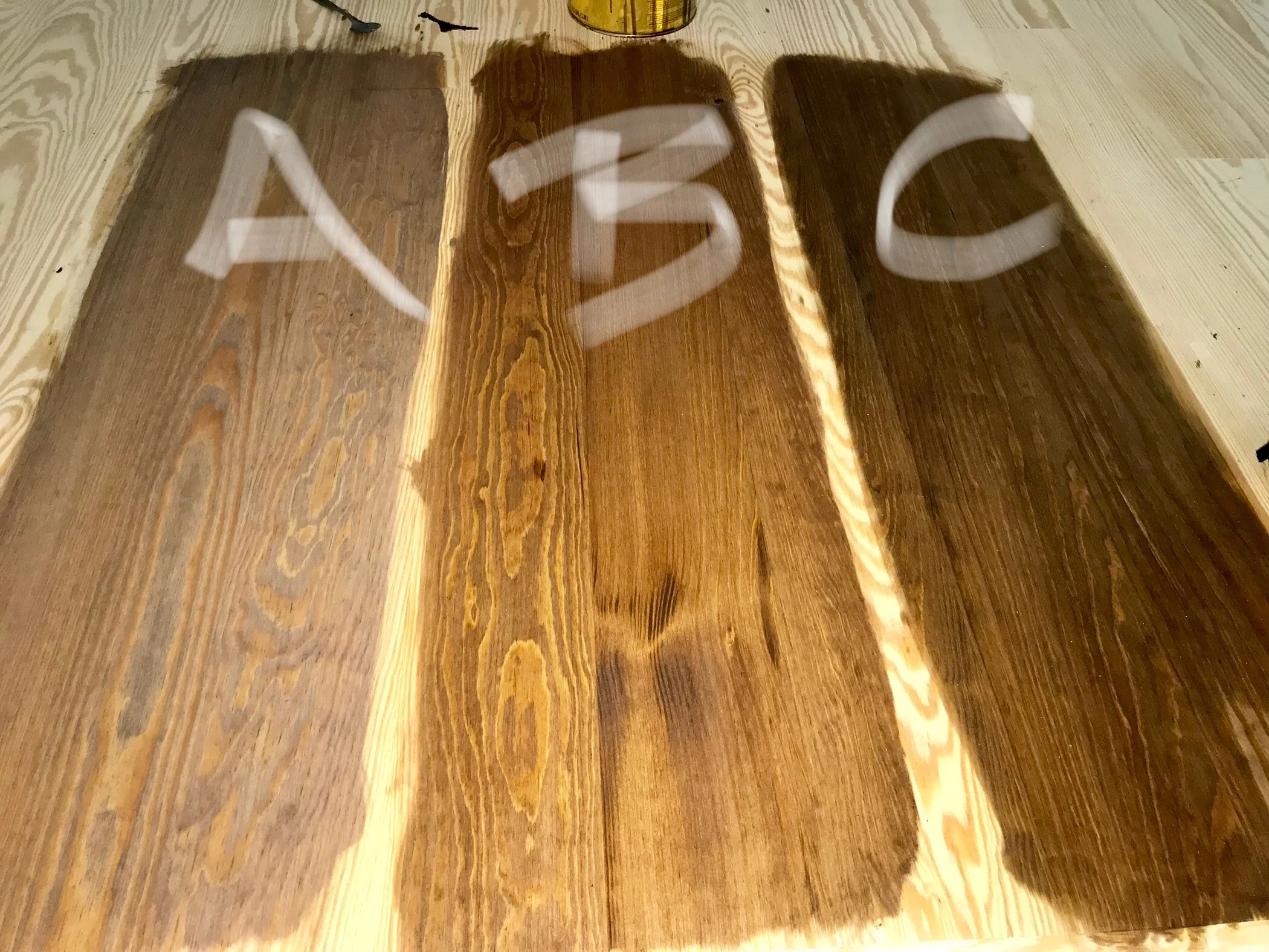 Minwax Special Walnut On Pine