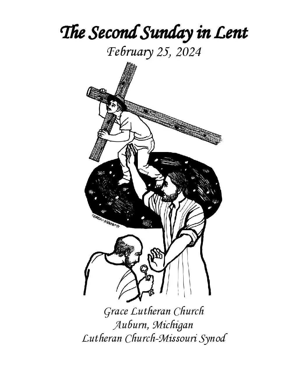 Bulletin - The Second Sunday in Lent — Grace Lutheran Church