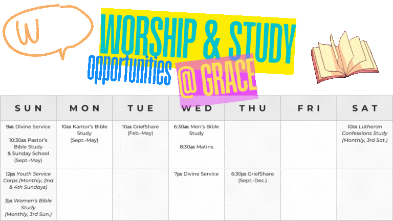 Bible Classes — Grace Lutheran Church