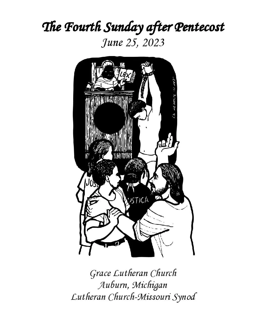 Bulletin - The Fourth Sunday after Pentecost — Grace Lutheran Church