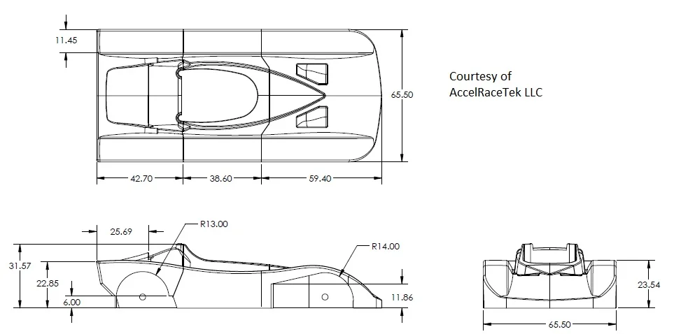 Body Drawing — Spec Racer Ford Rental, CSR, Arrive & Drive Racing SF ...