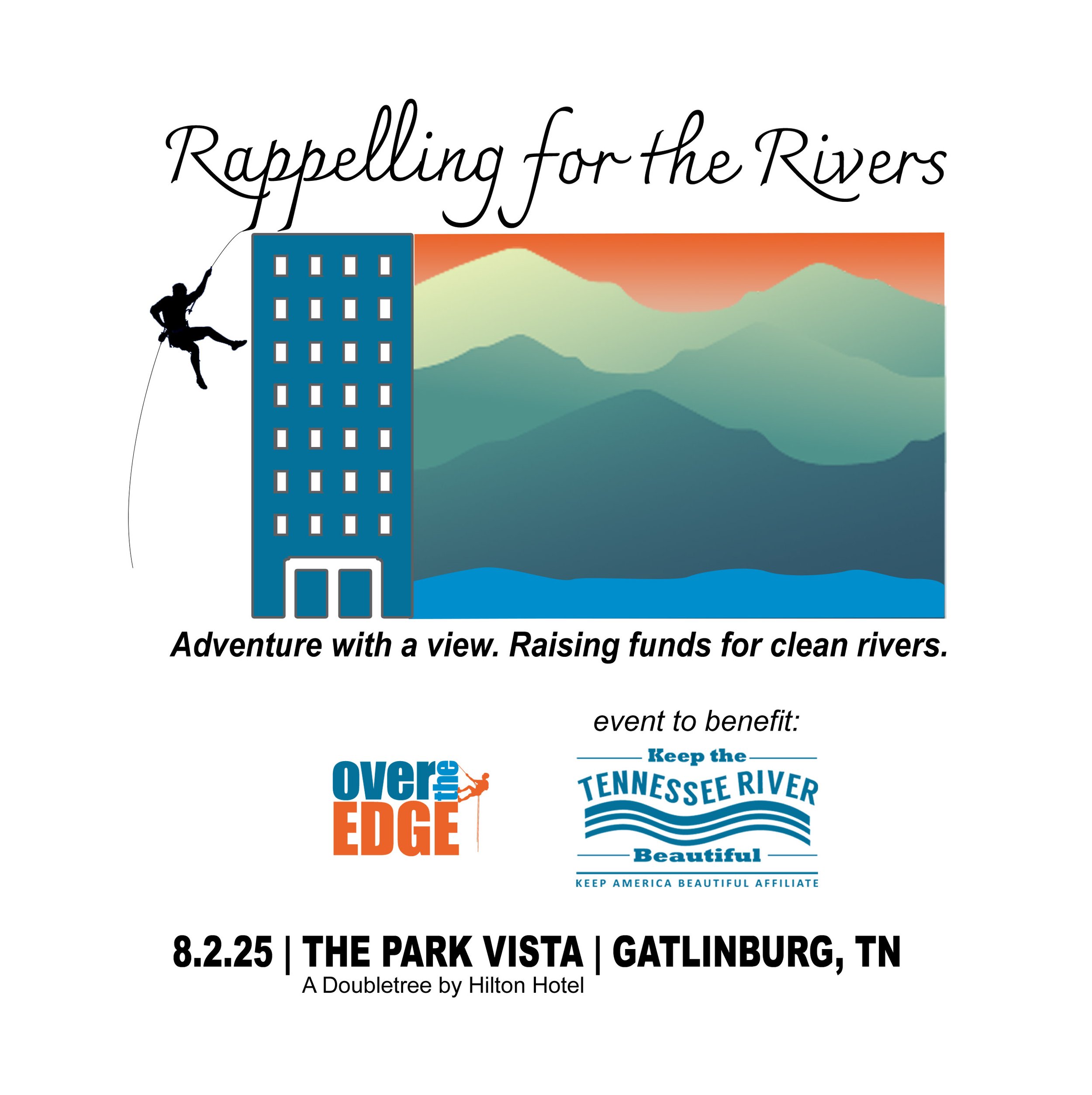 Rappelling for the Rivers — Keep the Tennessee River Beautiful