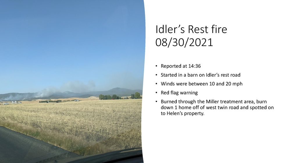 Stage easement fire remediation — Palouse Land Trust