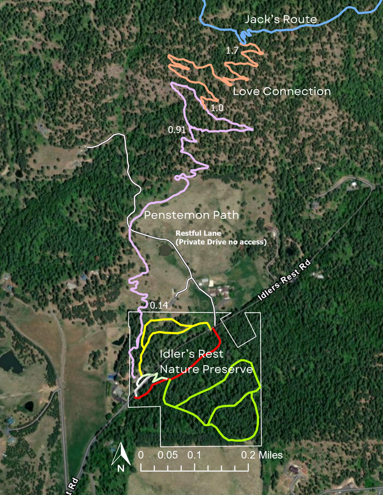 penstemon path — Palouse Land Trust