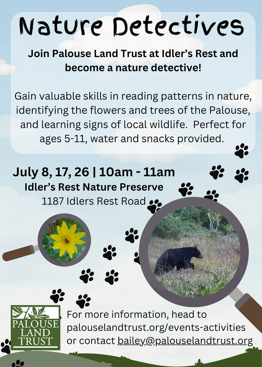Nature Detectives — Palouse Land Trust