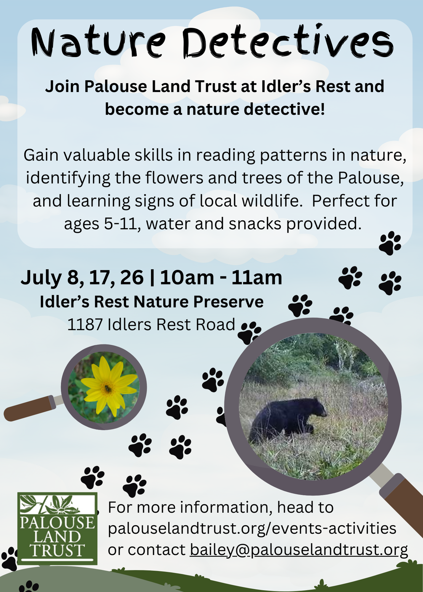 Nature Detectives — Palouse Land Trust