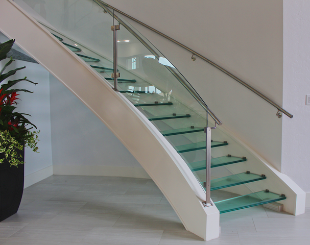 Curved Glass — Houston Stair Company, Inc.