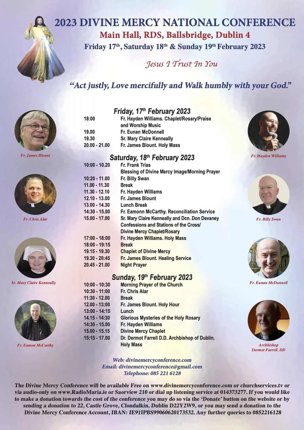 Programme of Events — Divine Mercy Conference