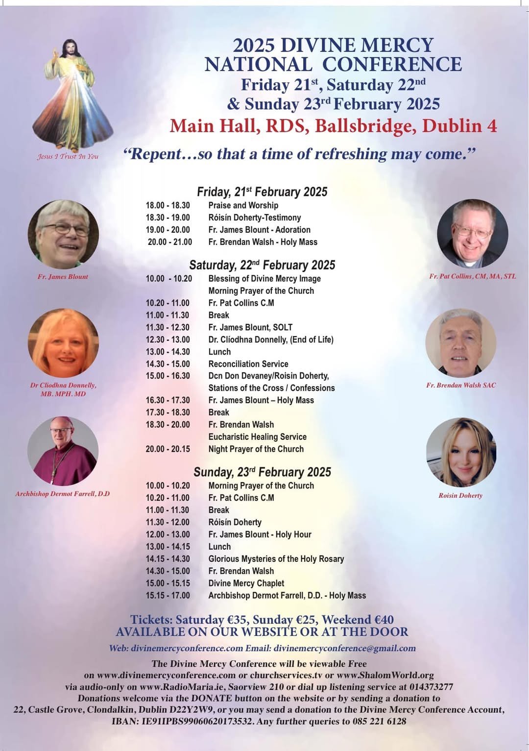 Programme of Events — Divine Mercy Conference