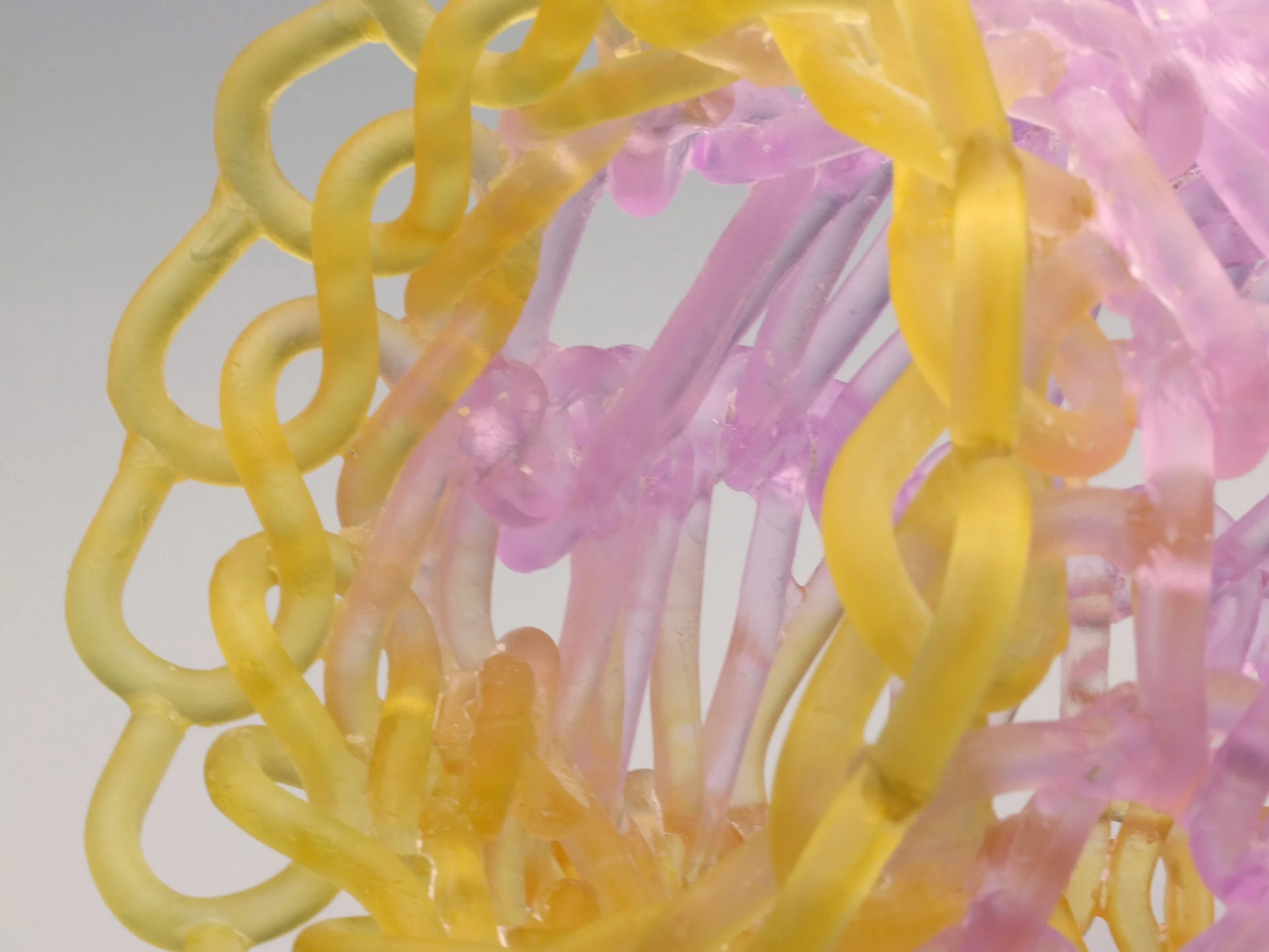 Knitted Glass Bowl - "Folly" — Carol Milne