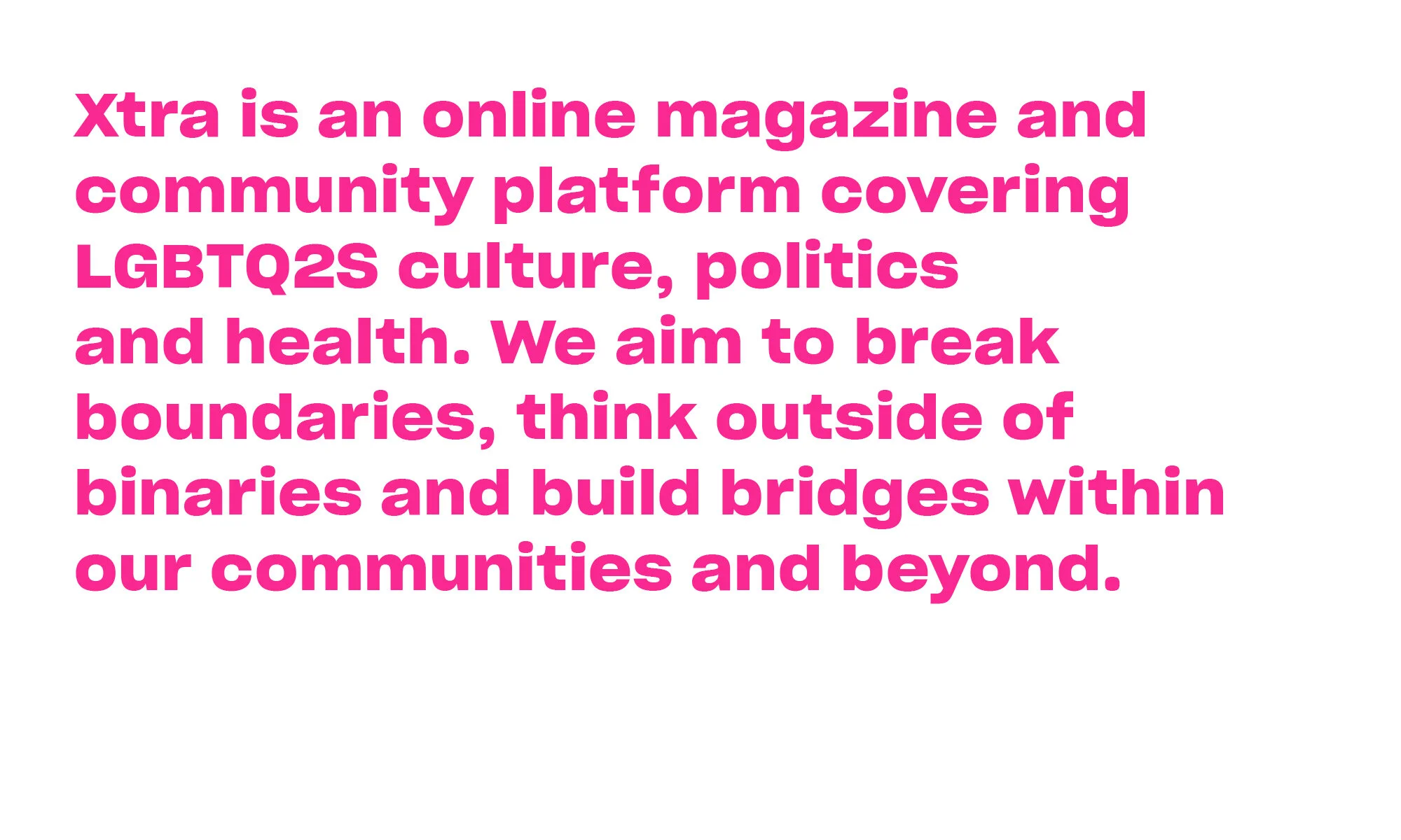 Studio Wyse — Xtra Magazine