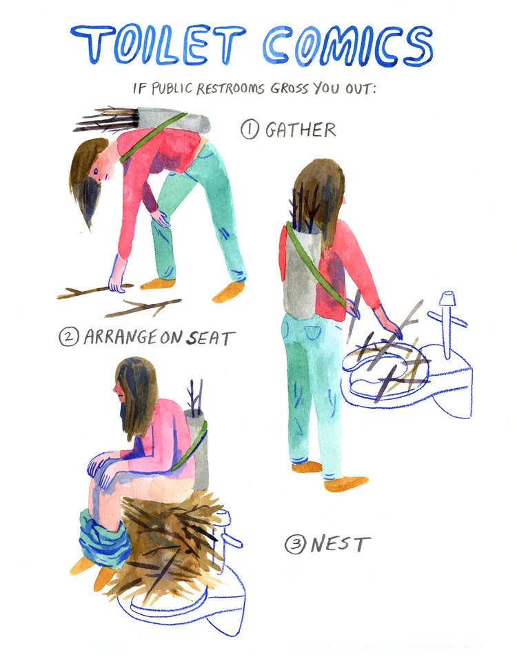 Toilet Comics — Lisa Hanawalt