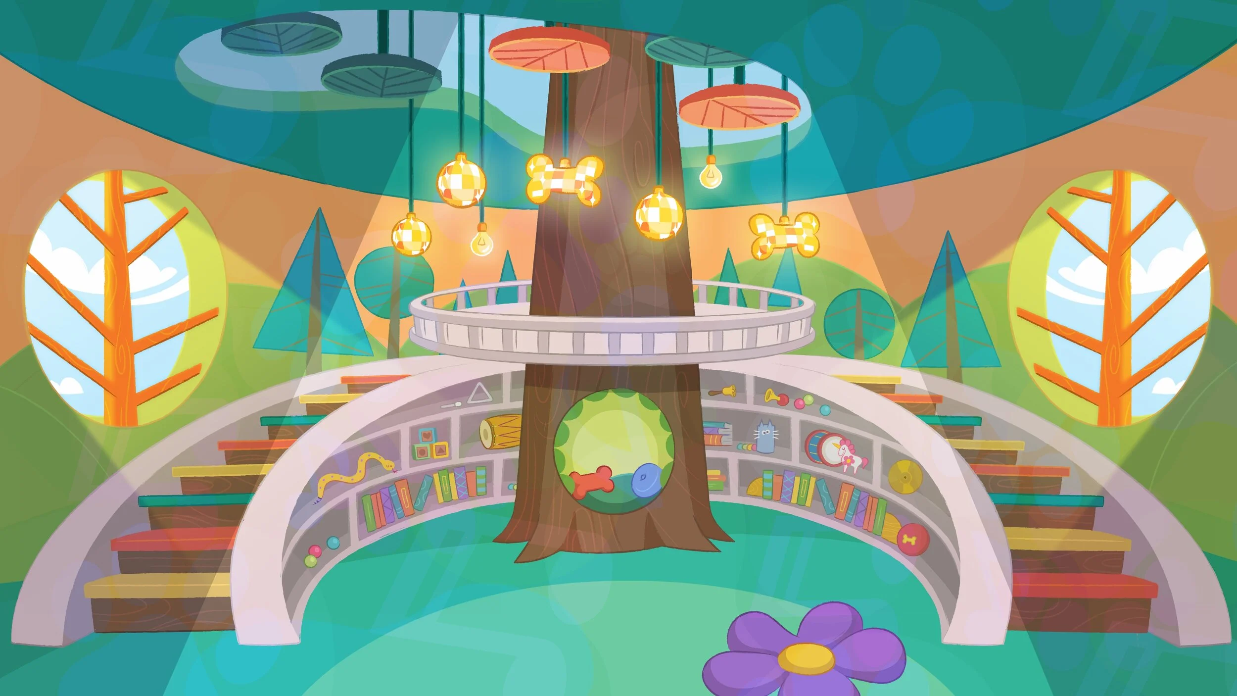 Rainbow Dashs House Interior