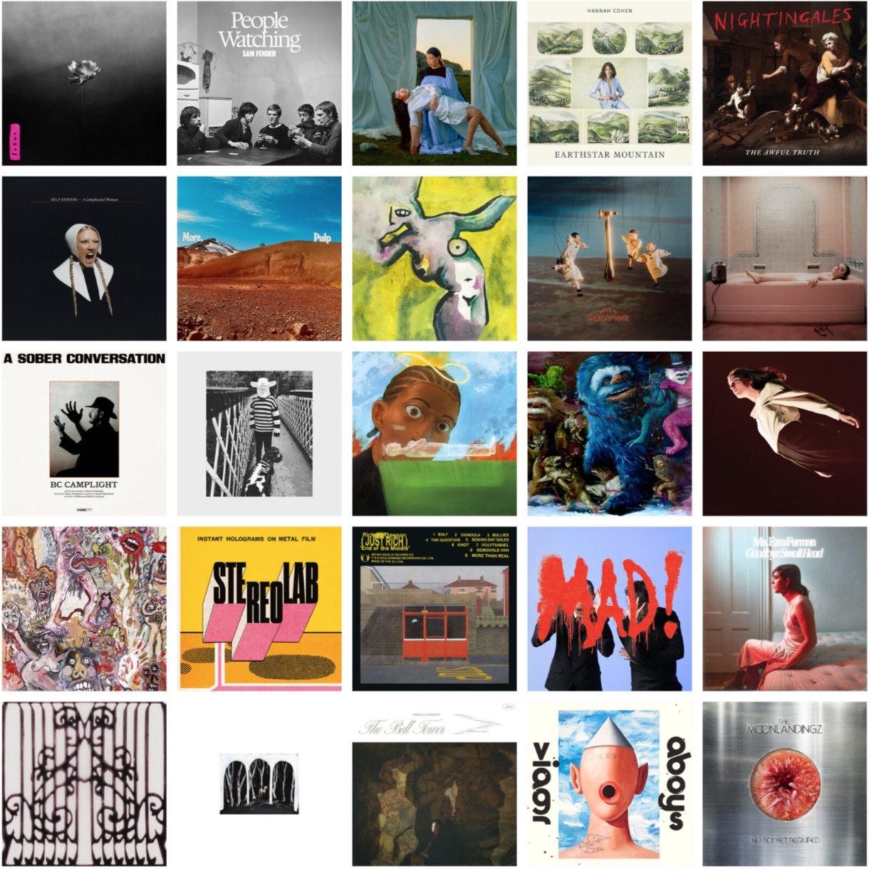 Favourite albums of 2025 - Part Two — Song Bar