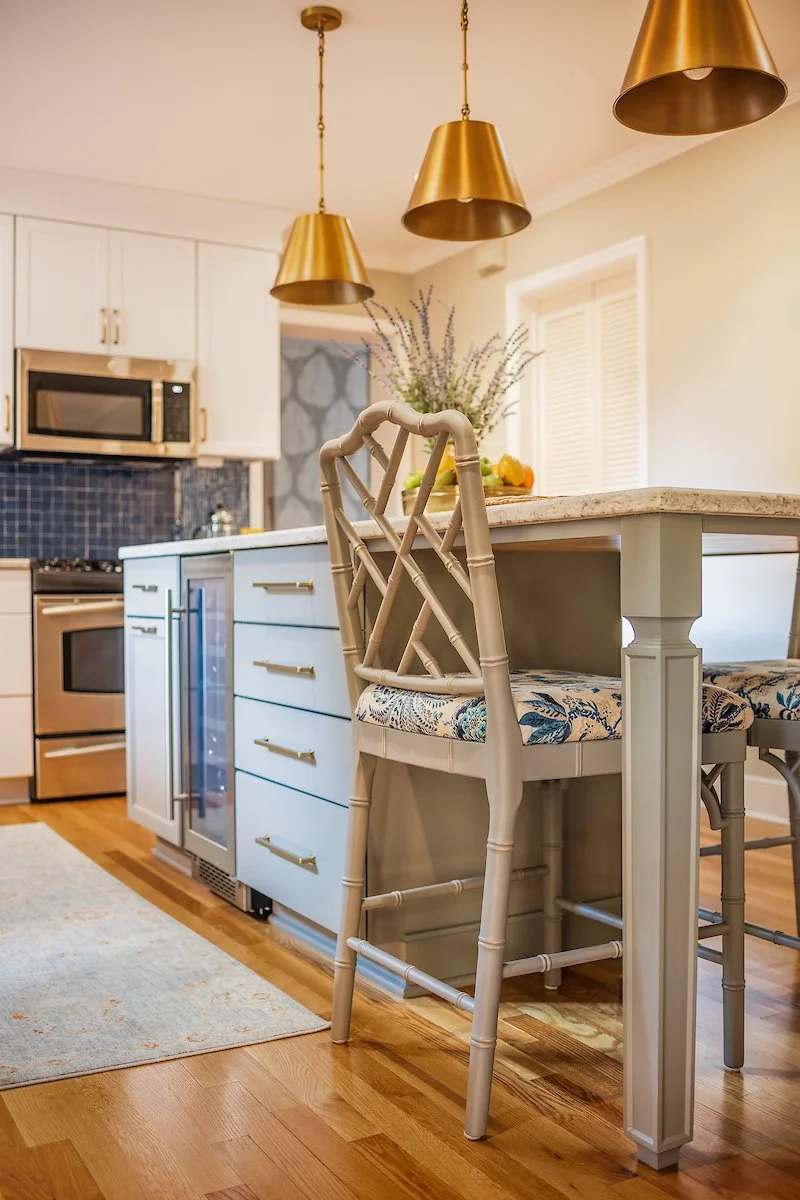 Bright & Blue Kitchen In Stratford Hills — Custom Kitchens