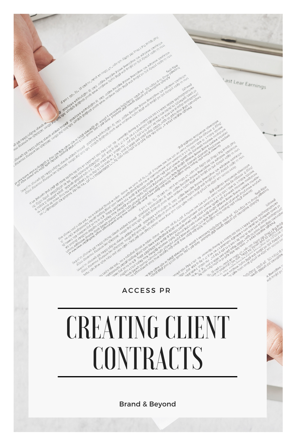 Creating Client Contracts — Access Consulting & Co.