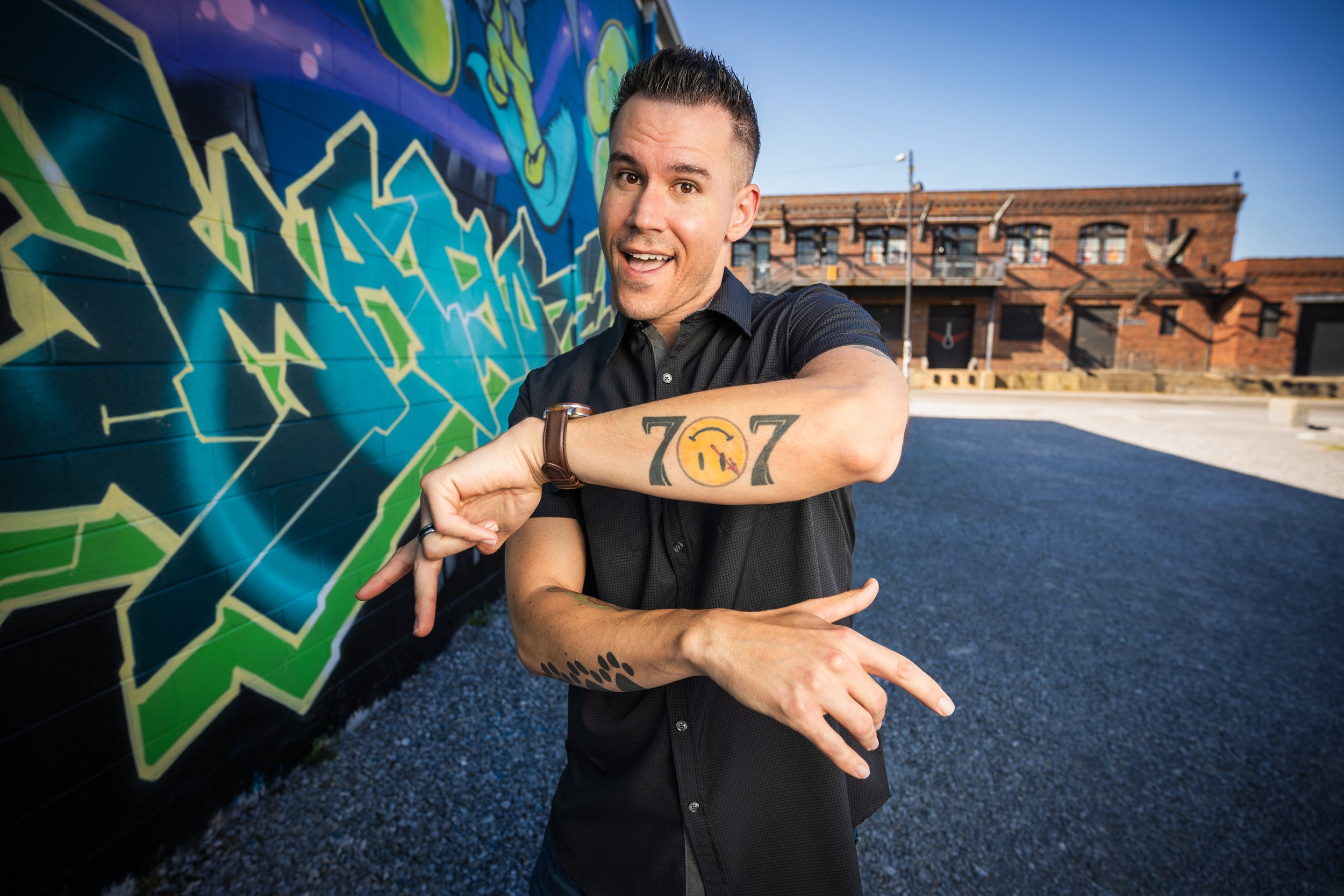 Comedian Myles Weber