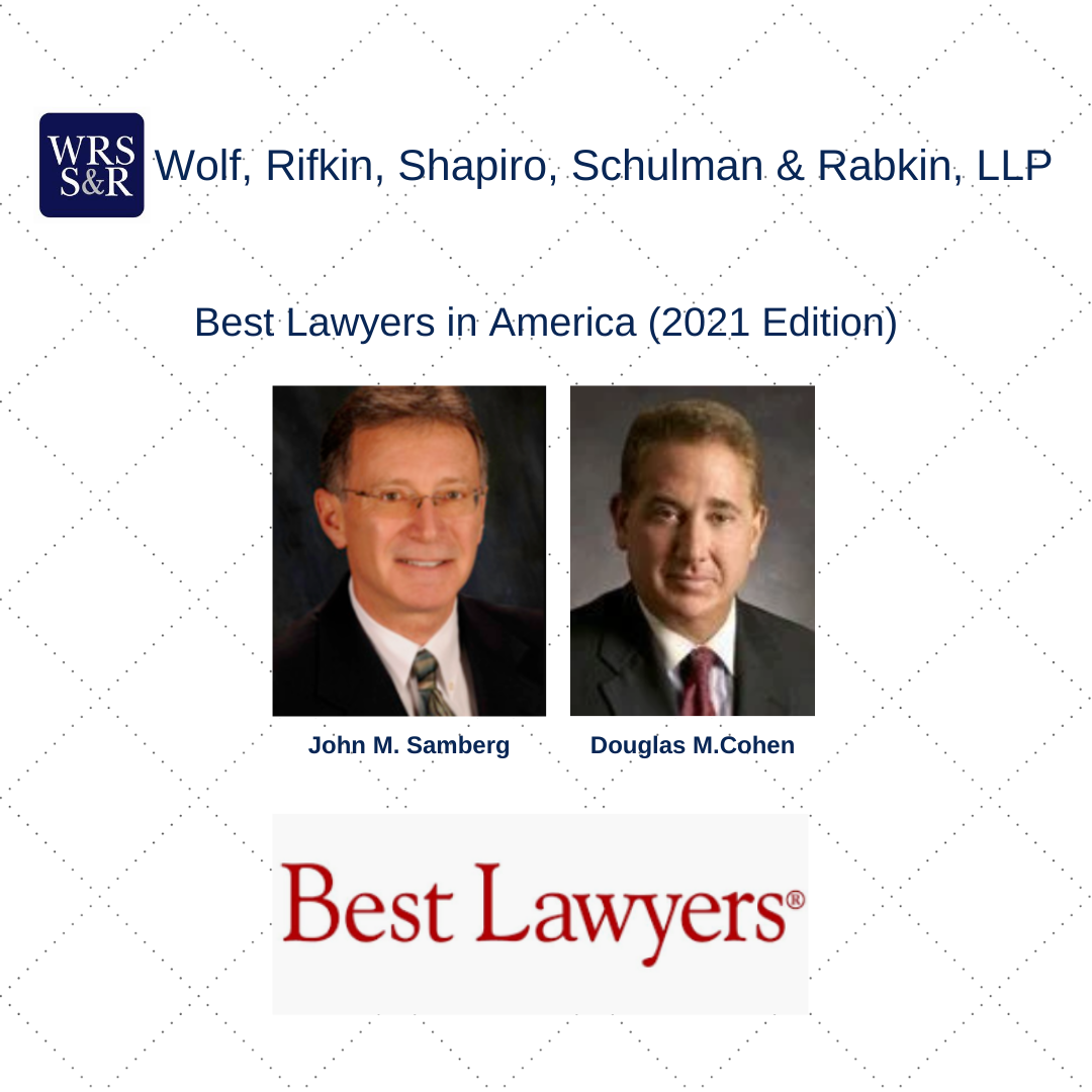 PARTNERS DOUGLAS COHEN AND JOHN SAMBERG SELECTED FOR INCLUSION IN THE ...