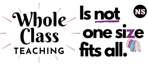 Whole class teaching is not one size fits all — Dr Nathaniel Swain