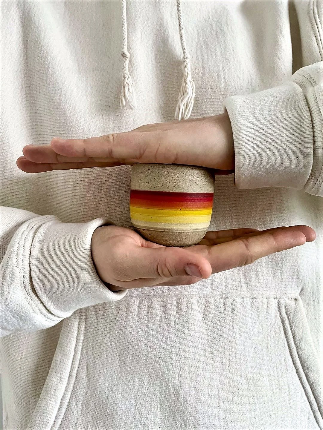 Sarah Daly Sunset Cup — Cup + Cloth