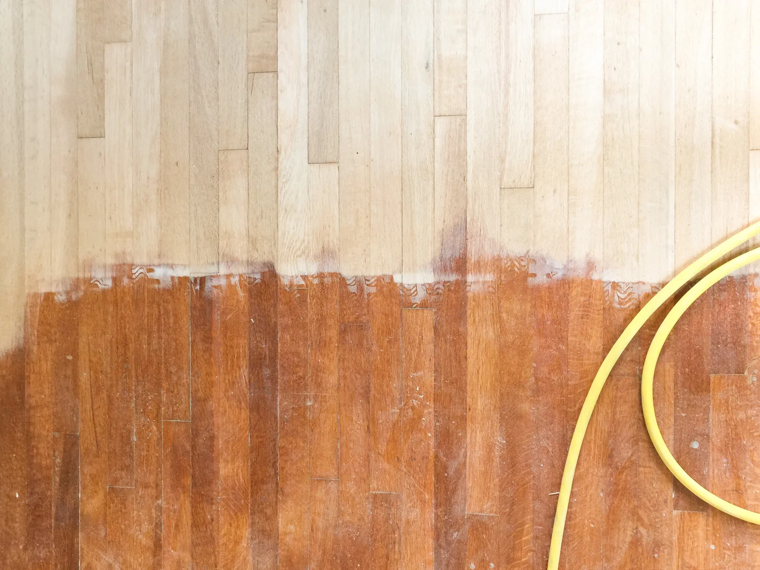 Refinishing Our 100-Year-Old Oak Floors — The Gold Hive
