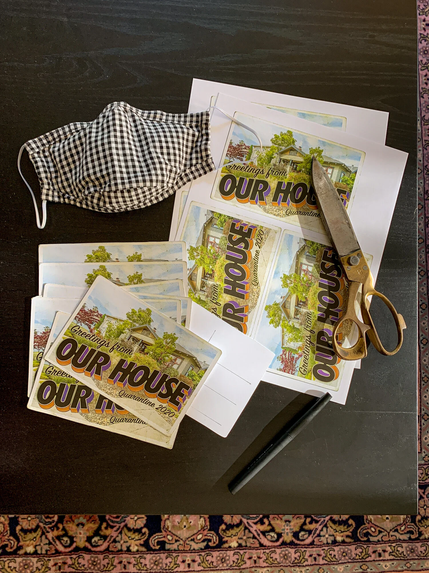 I Made Custom Quarantine Postcards! And You Can, Too! — The Gold Hive