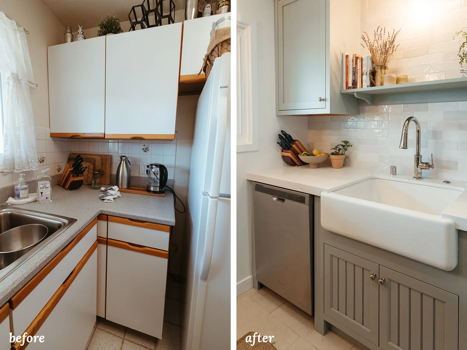 Reveal of My Friends' Modest Kitchen Makeover! — The Gold Hive