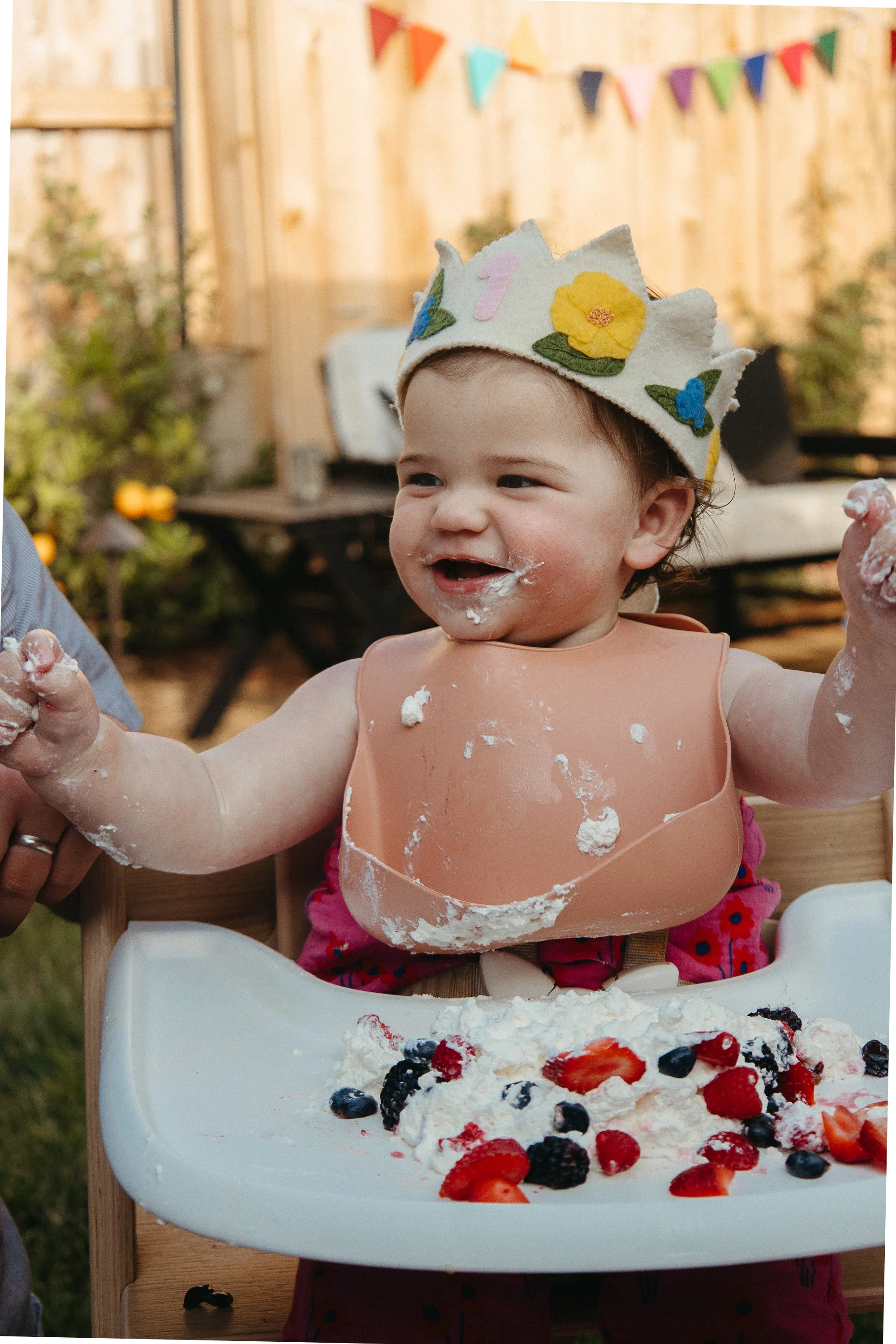 Margot's First Birthday - A Small Backyard Affair — The Gold Hive
