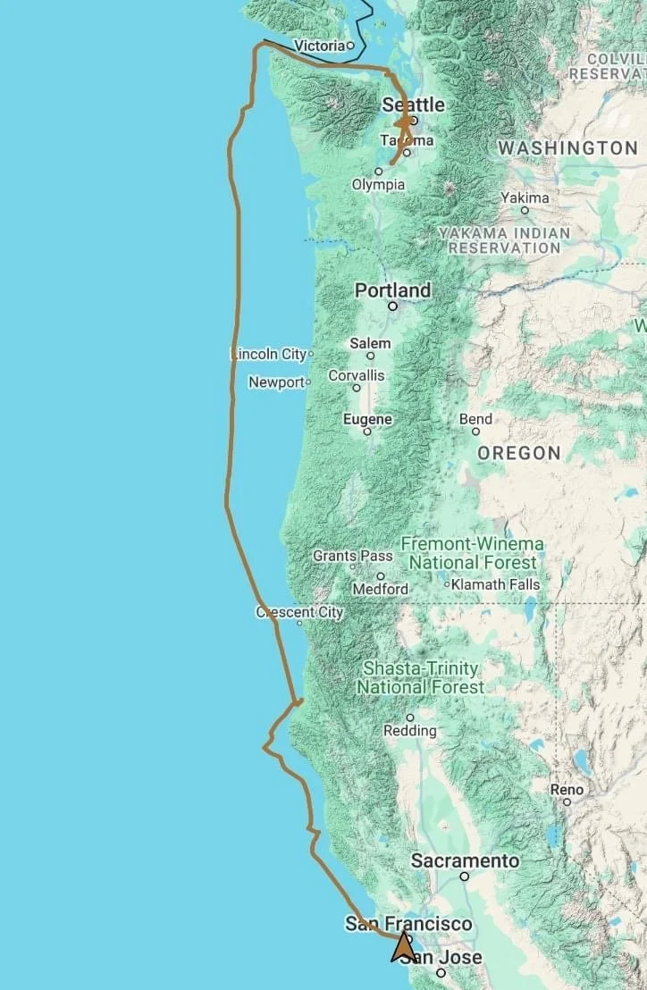 Current Location — SV Counting Stars