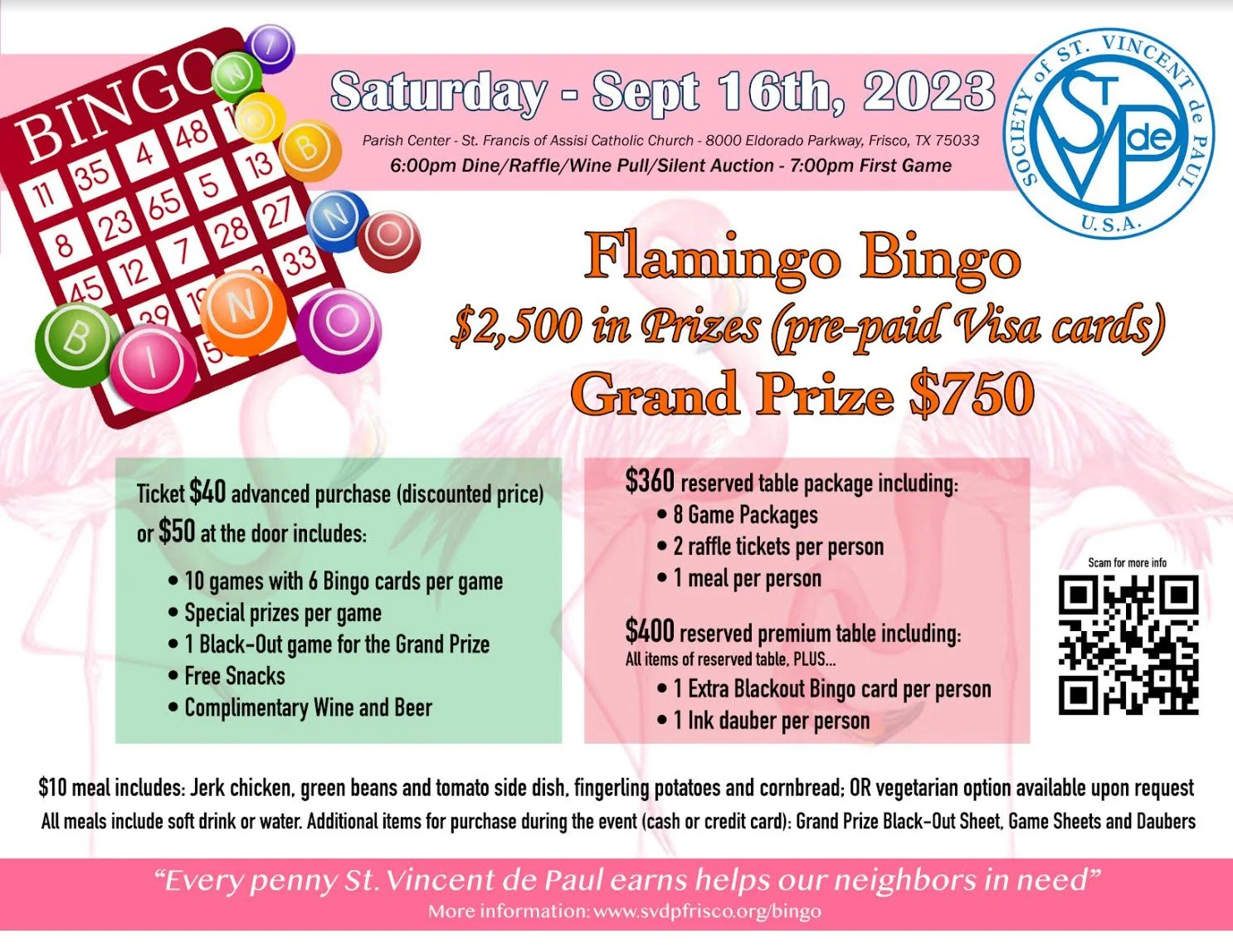 Last Chance to Purchase your tickets — Society of St Vincent de Paul