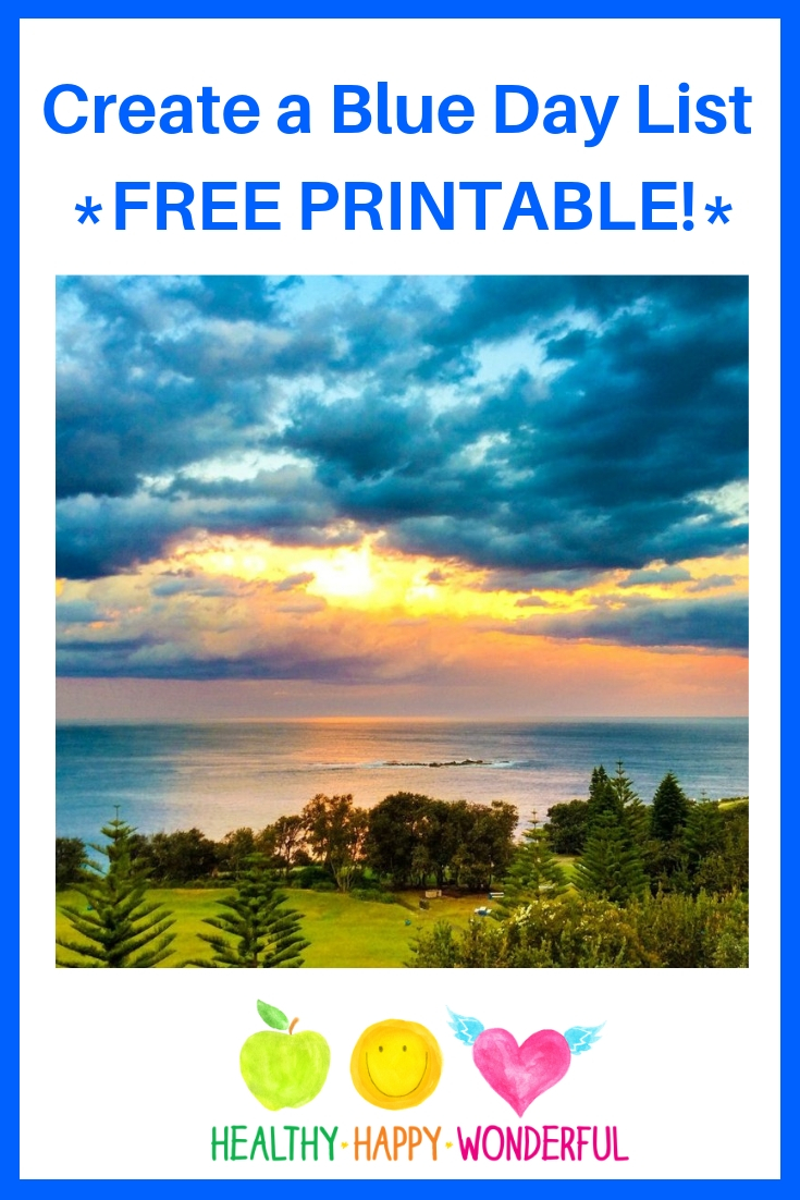 Create a Blue Day List *FREE PRINTABLE!* — Healthy Happy Wonderful®