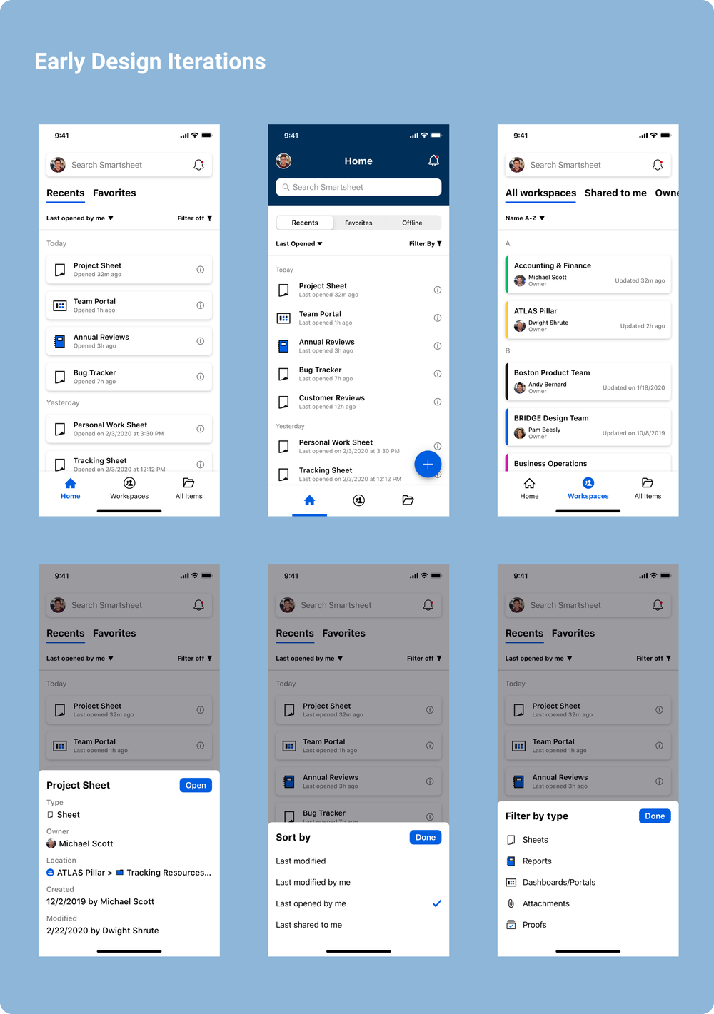 Smartsheet Navigation Redesign — Chandler Tsai