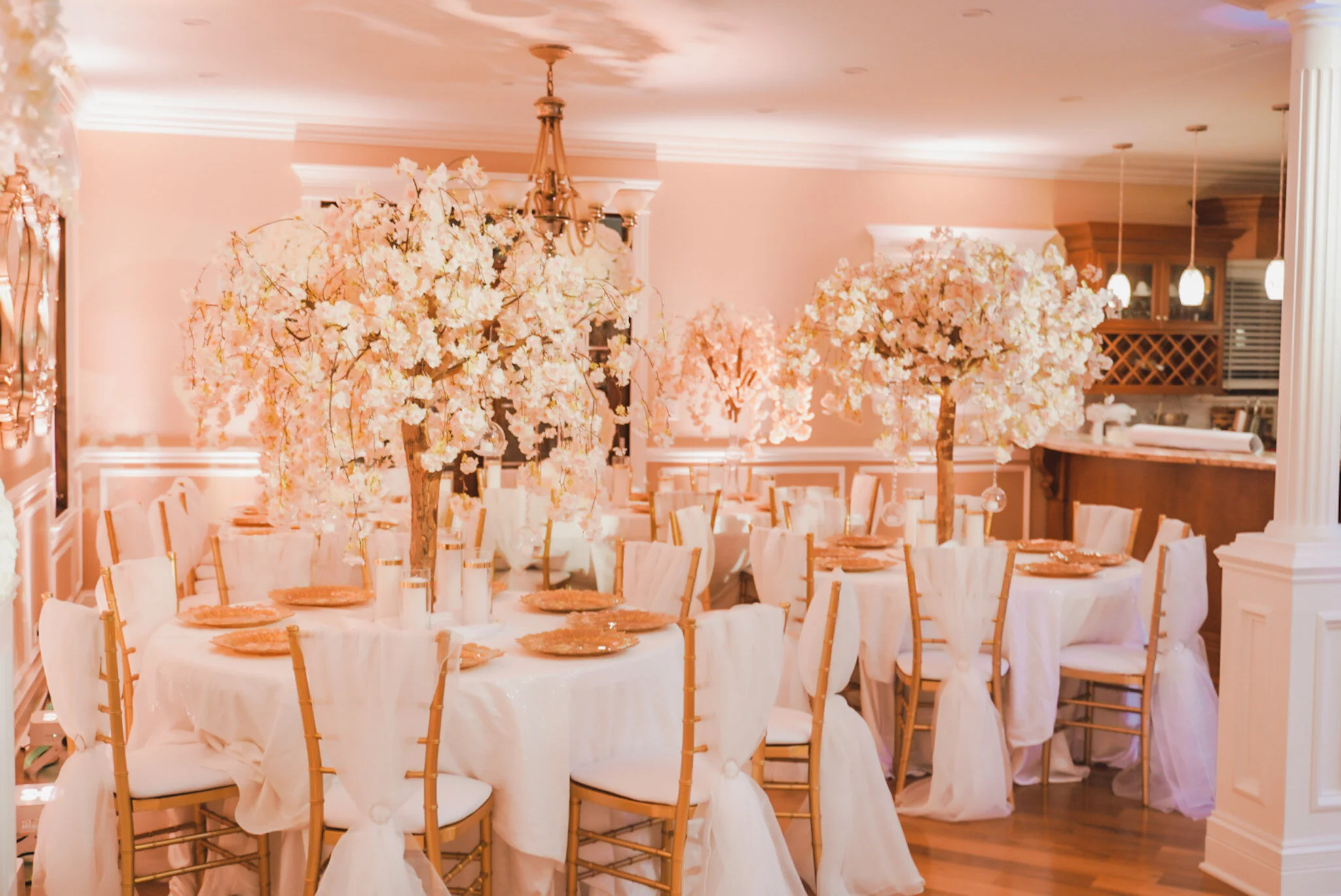 COVID Wedding Ideas For Intimate Wedding At Home - Basement Wedding Set ...