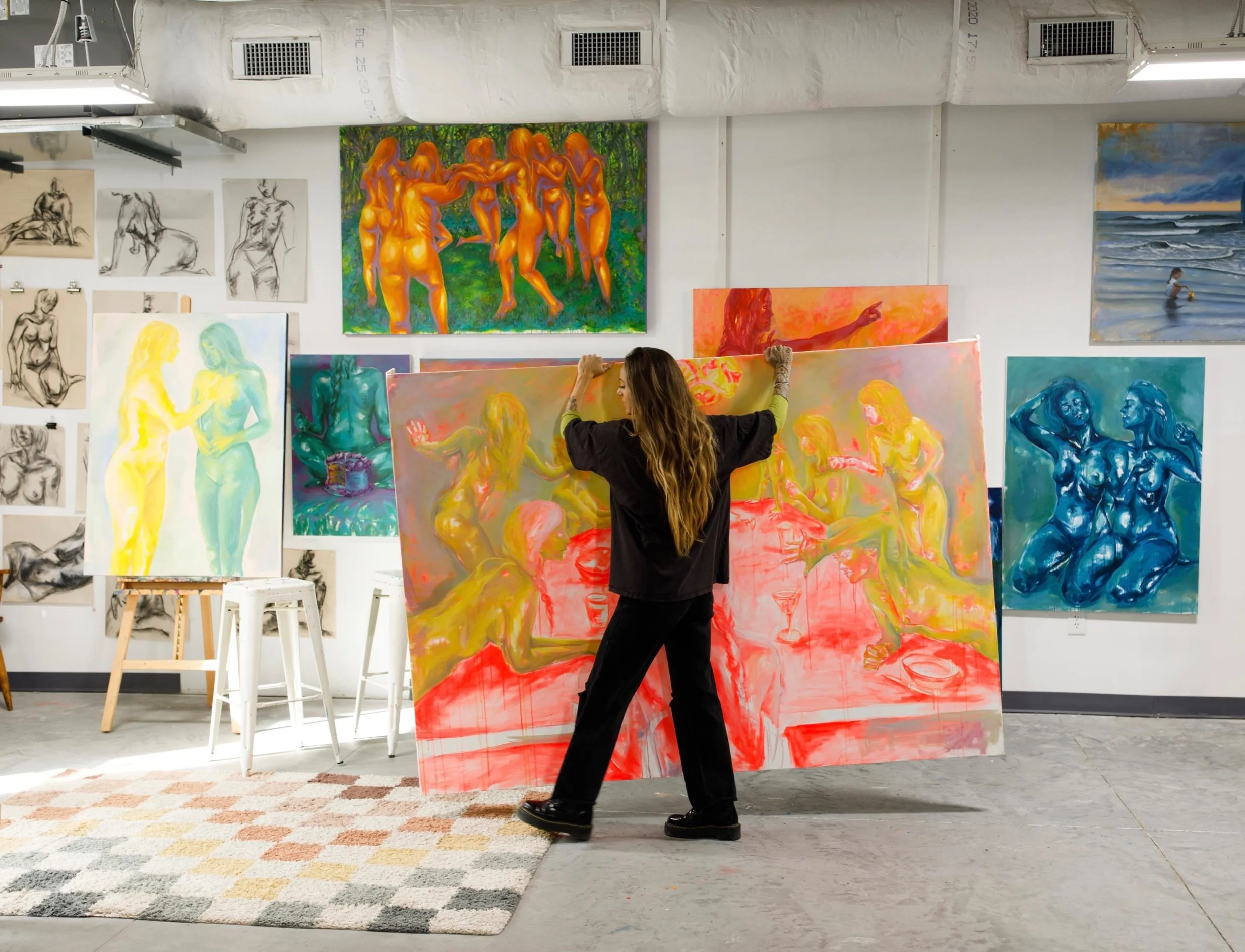 S.Rueter Art Contemporary Figurative Paintings By Sam Rueter