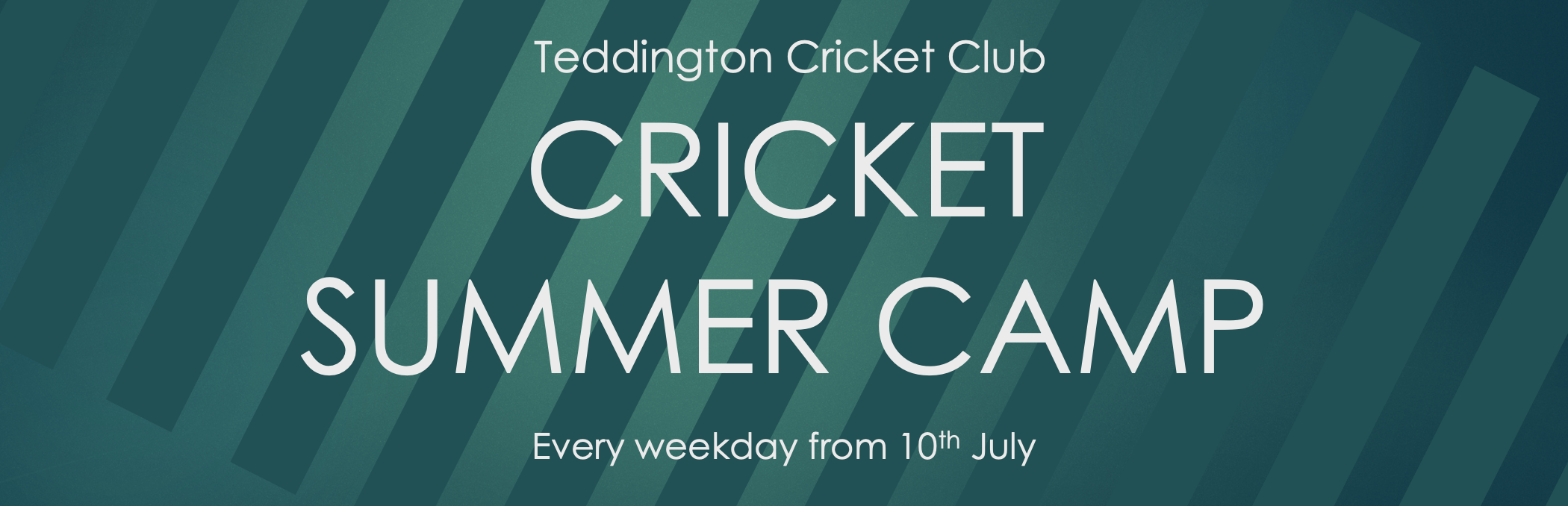 Junior Cricket at Teddington CC — Teddington Cricket Club