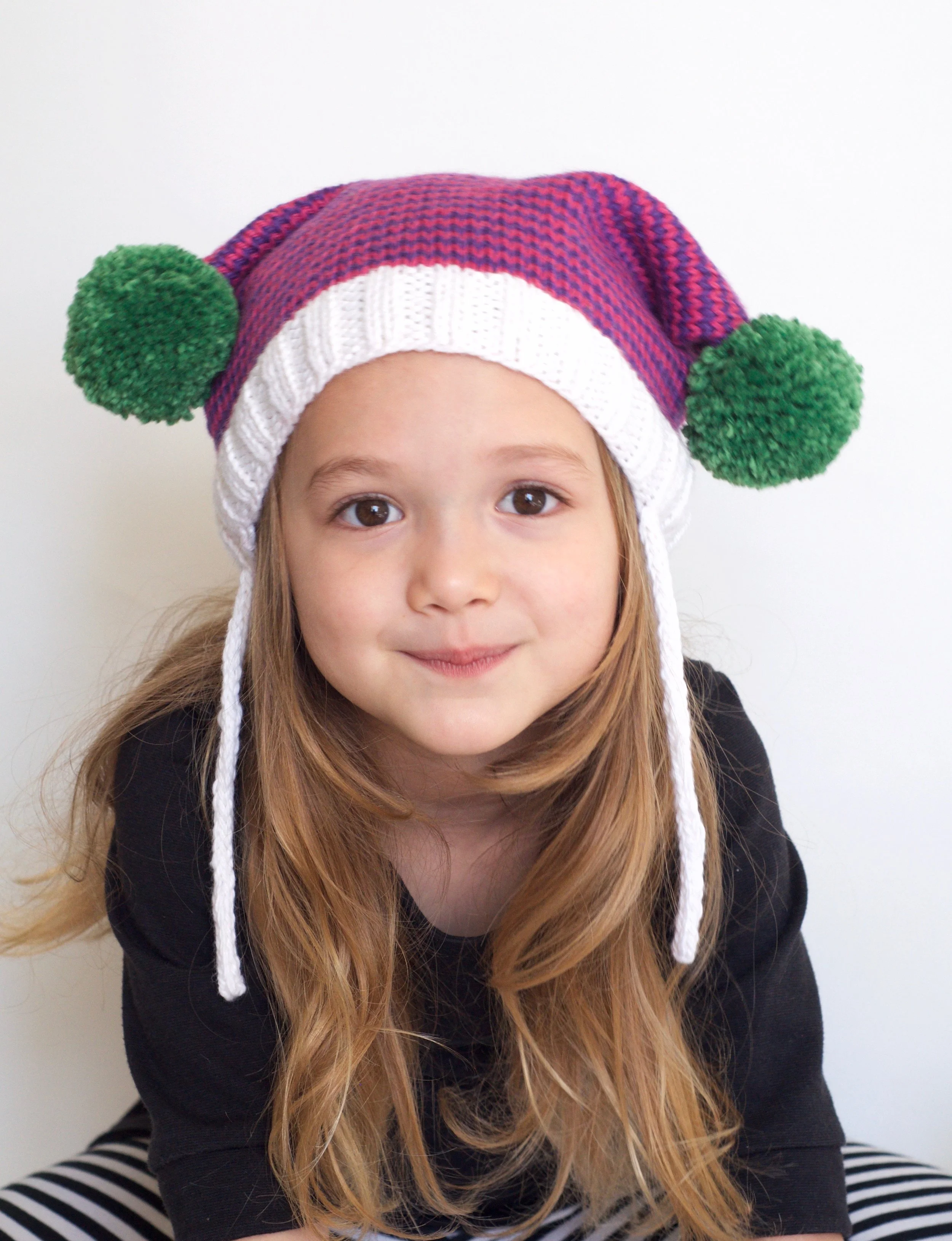 Mrs. Claus Boxy Hat — Tellybean Knits